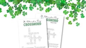 St. Patrick's Day Crossword Puzzle - Cute & Free Printable | SaturdayGift