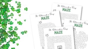 St. Patrick's Day Maze Printable - Cute & Free Templates | SaturdayGift