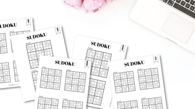 72 Free Printable Sudoku Puzzles | SaturdayGift