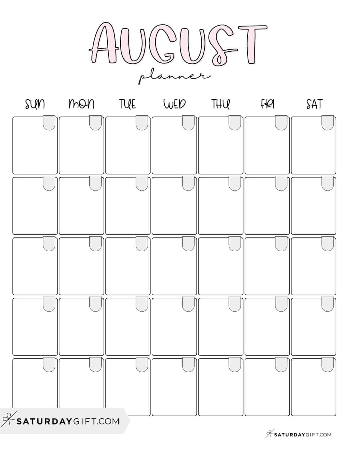 Summer Planner - 5 Cute & Free Printables to Plan Your Summer