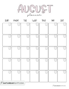 Summer Planner - 5 Cute & Free Printables to Plan Your Summer