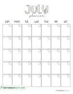 Summer Planner - 5 Cute & Free Printables to Plan Your Summer