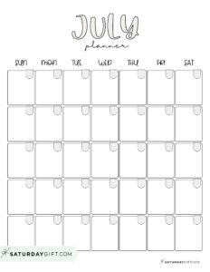 Summer Planner - 5 Cute & Free Printables to Plan Your Summer