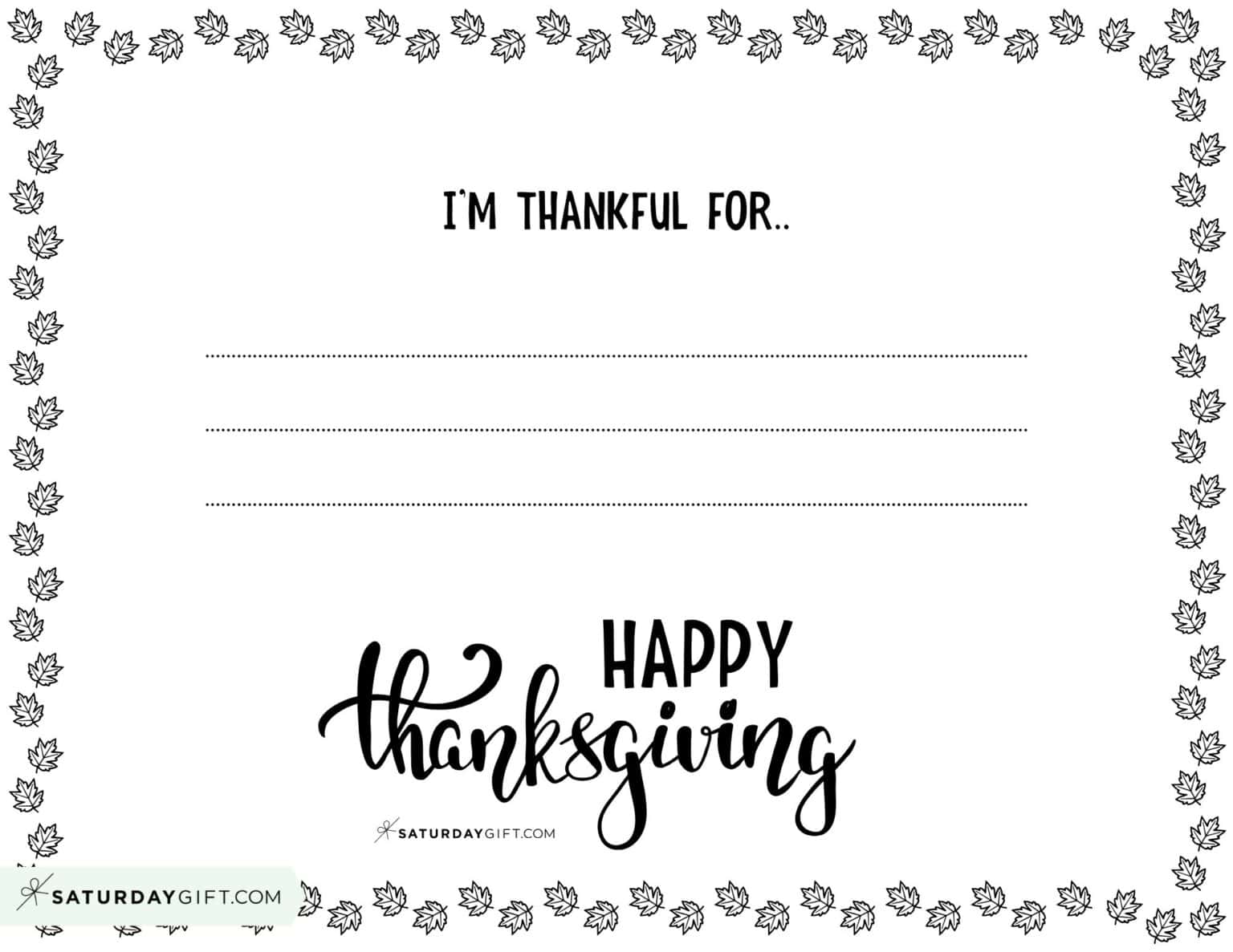 Thanksgiving Placemats for Kids - 5 Cute & Free Printables