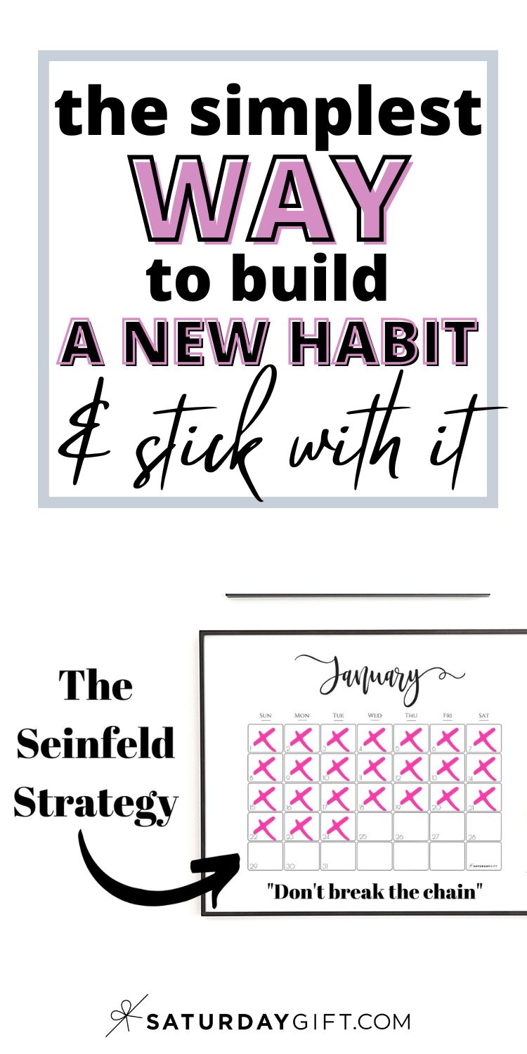 The Seinfeld Strategy - The Simplest Way to Build a New Habit