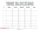 Time Blocking Template – 52 Free Daily & Weekly Time Blocking Printables