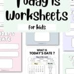 "Today Is" Worksheets - Cute & Free Today's Date Printables