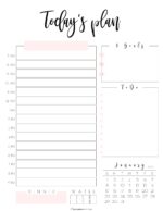 Today's Plan Printable - 12 Cute & Free Today's Plan of Action ...