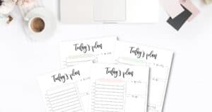 Today's Plan Printables for 2026 (&2025) - 12 Cute free Templates