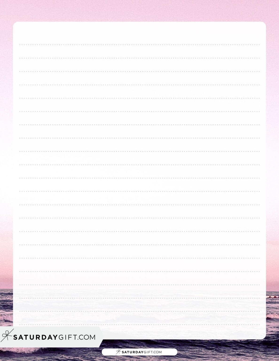 Printable Letter Paper - 37 Cute & Decorative Writing Papers | SaturdayGift