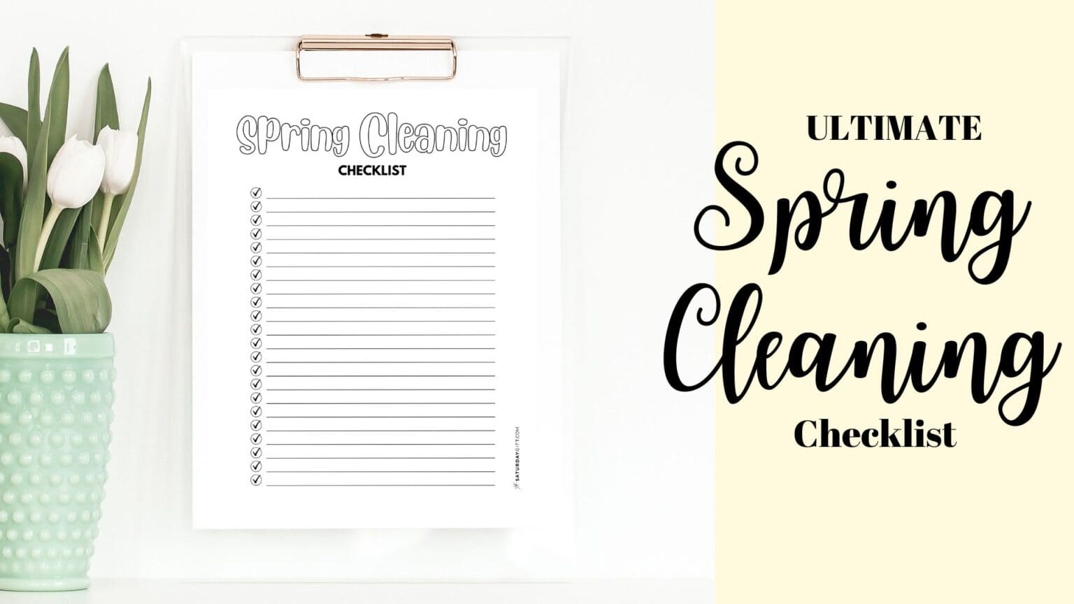 Spring Cleaning Checklist - Complete Guide for a Sparkling Home ...