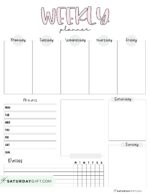 Summer Planner - 21 Cute & Free Printables