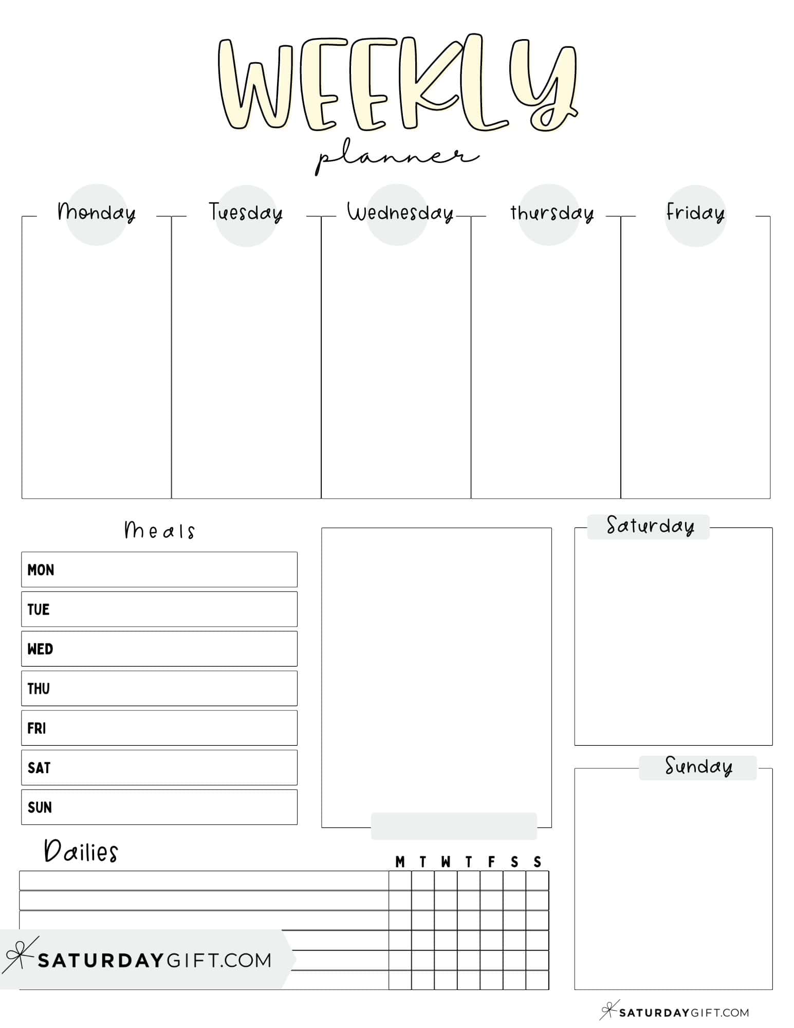 Autumn Planner - 21 Pages - Cute & Free Printables