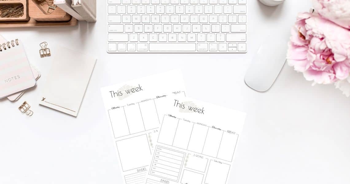 Weekly Planner Template: How To Plan An Extra Productive Week