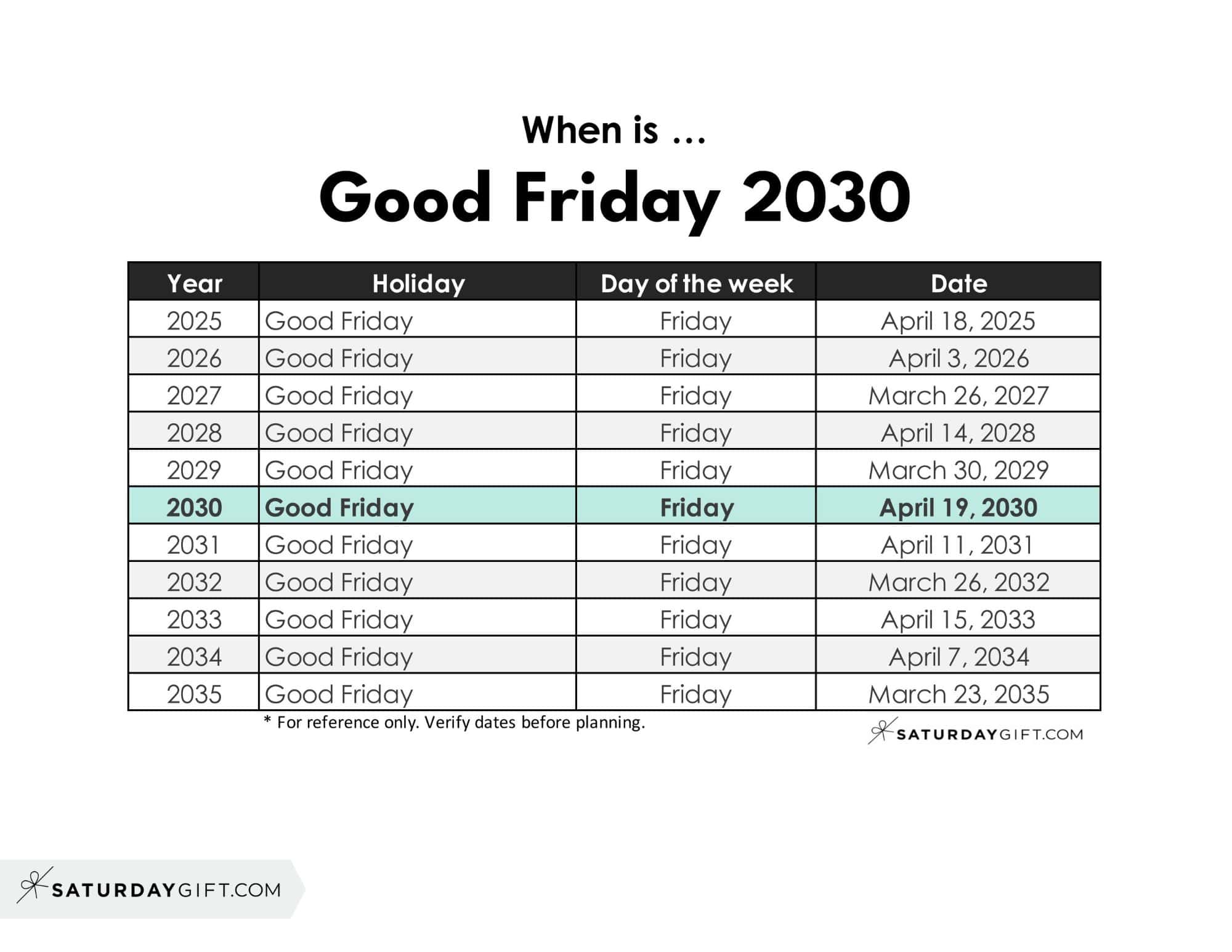 When is Good Friday